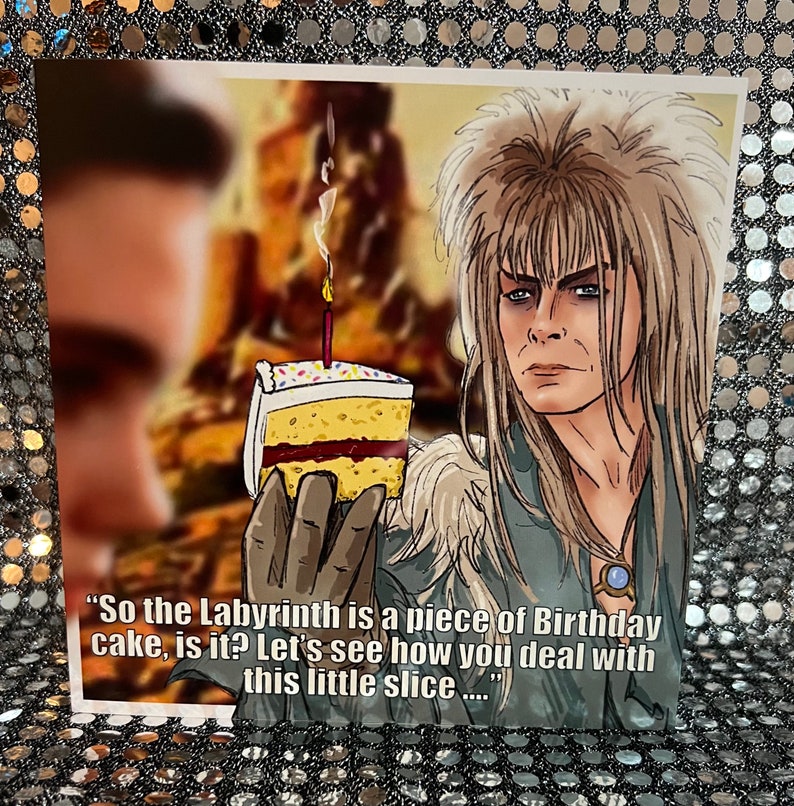 Labyrinth Movie - Birthday Card - Gay Icons Limited Edition Greeting ...