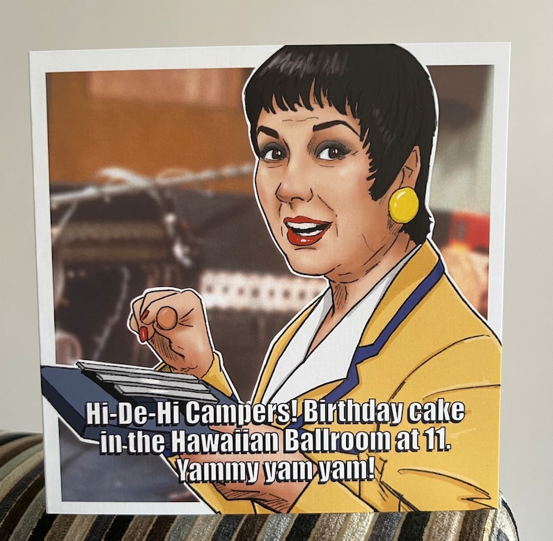 Ruth Madoc 'hi-de-hi' Birthday Card - Gladys Pugh, Gay Icon - Etsy