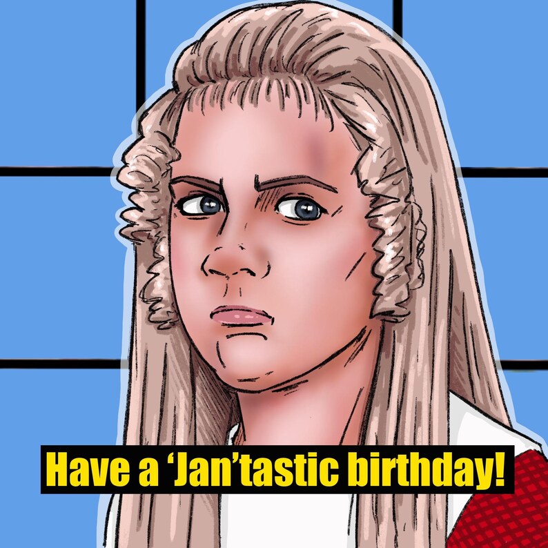 Jan Brady From the Brady Bunch - Gay Icons Limited Edition Birthday ...