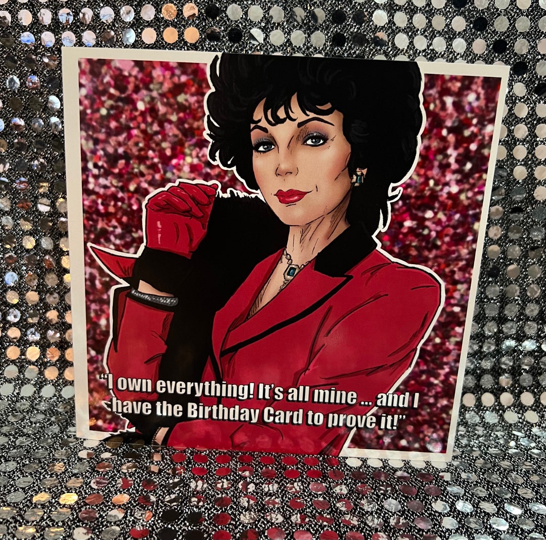 Joan Collins as Alexis Colby in Dynasty - Gay Icons Limited Edition ...