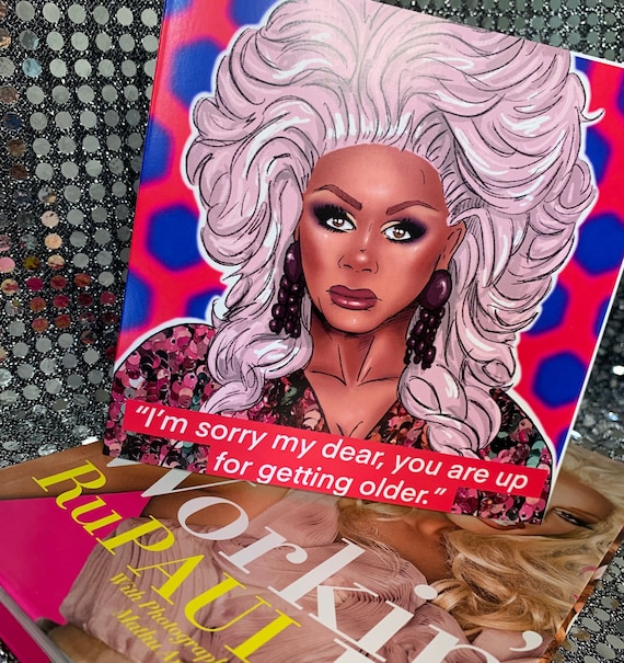 RuPaul from RuPauls Drag Race Gay Icons limited edition | Etsy