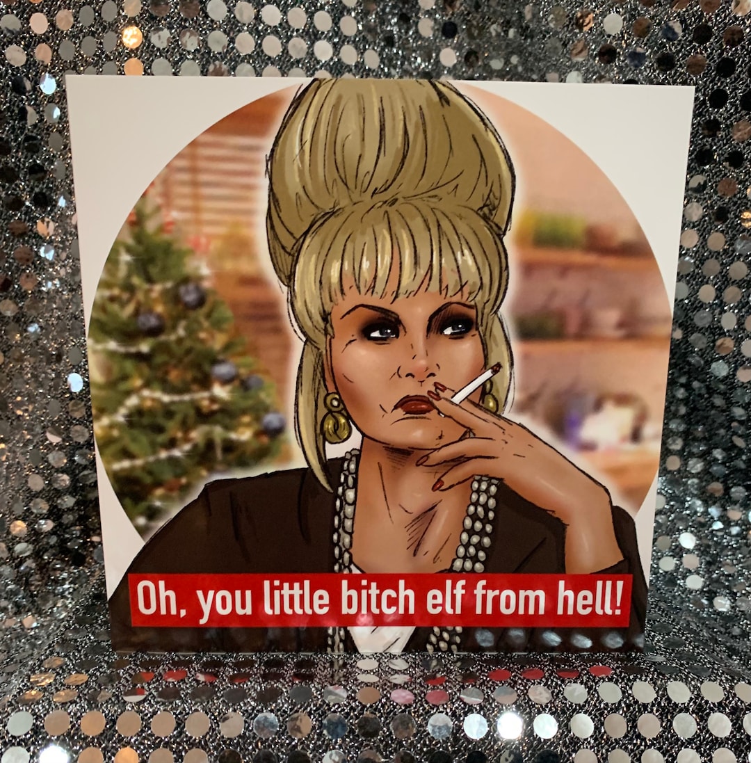 Christmas Ab Fab Patsy Stone From Absolutely Fabulous - Etsy