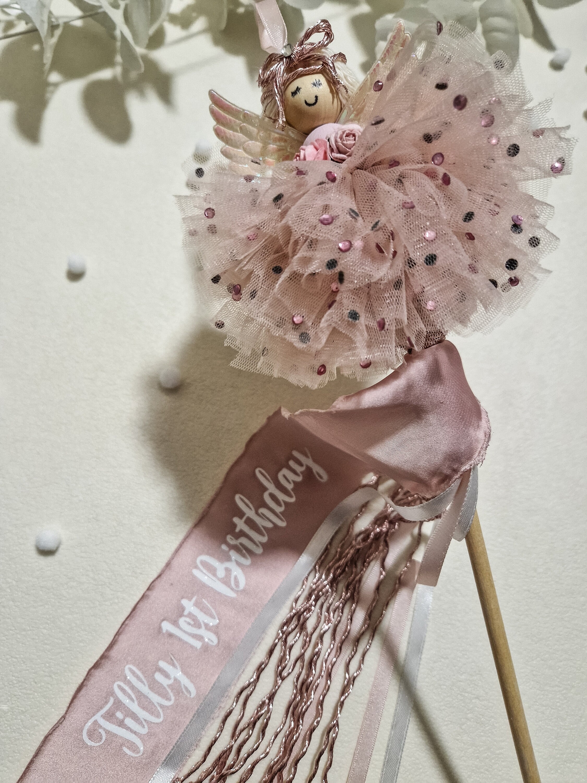 Fairy Wand Pompom Wand Birthday Wand Personalised Wand - Etsy UK