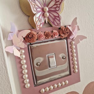 Butterfly Light Switch Cover, Butterfly Light Cover, Butterfly Bedroom ...