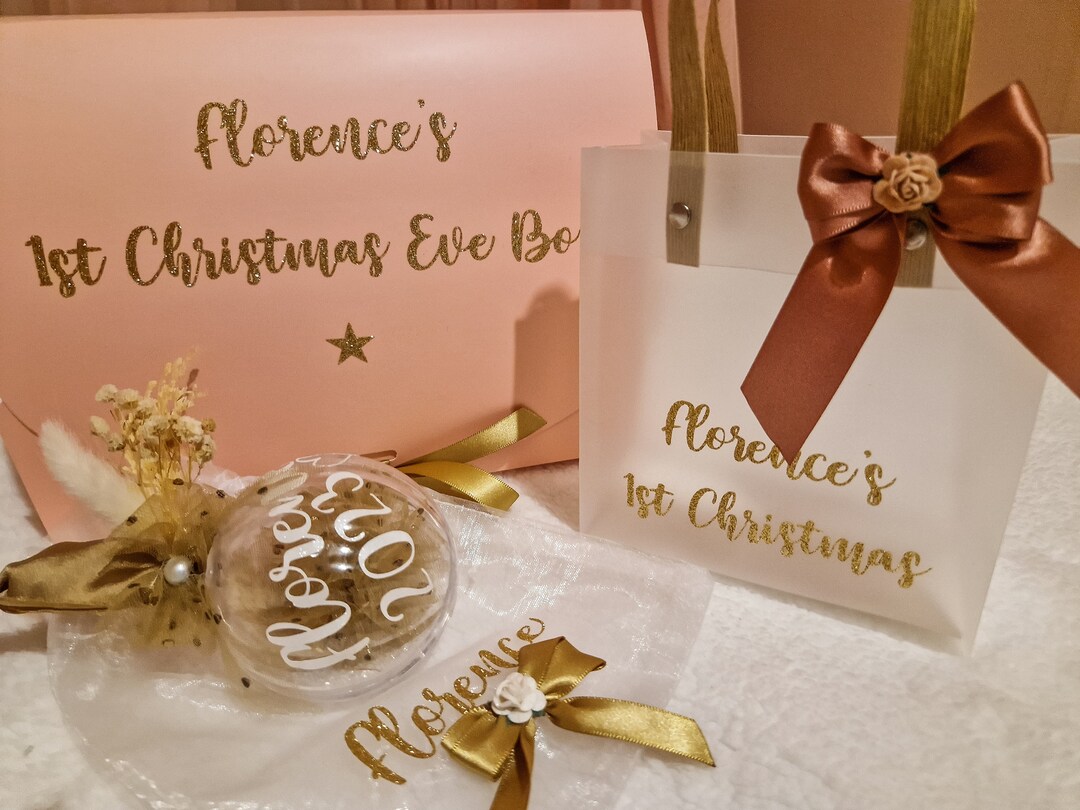 Personalised Name Pink Gift Box, Occassion Gift Box, Pink Gift Box ...