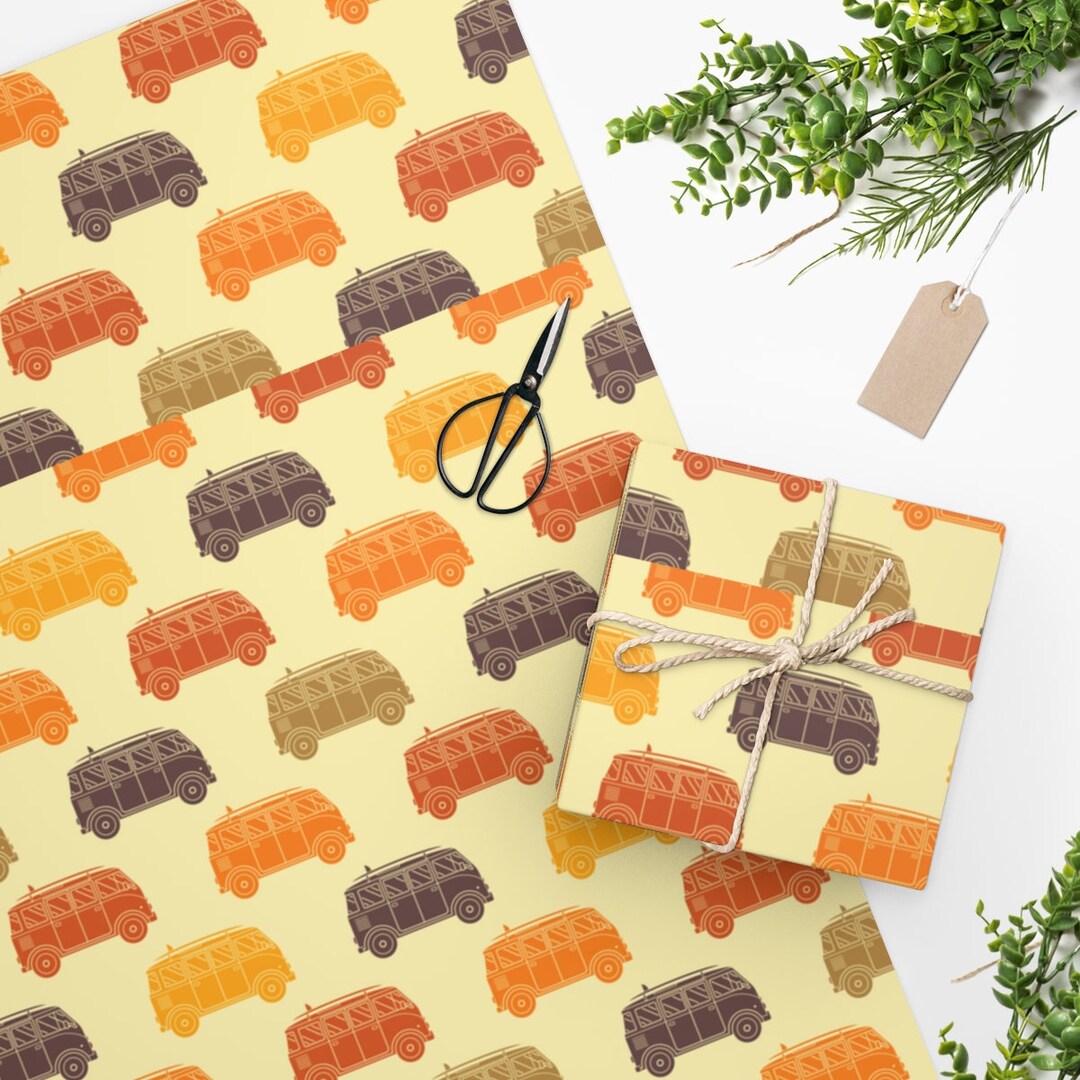Vanlife Van RV Wrapping Paper - Etsy