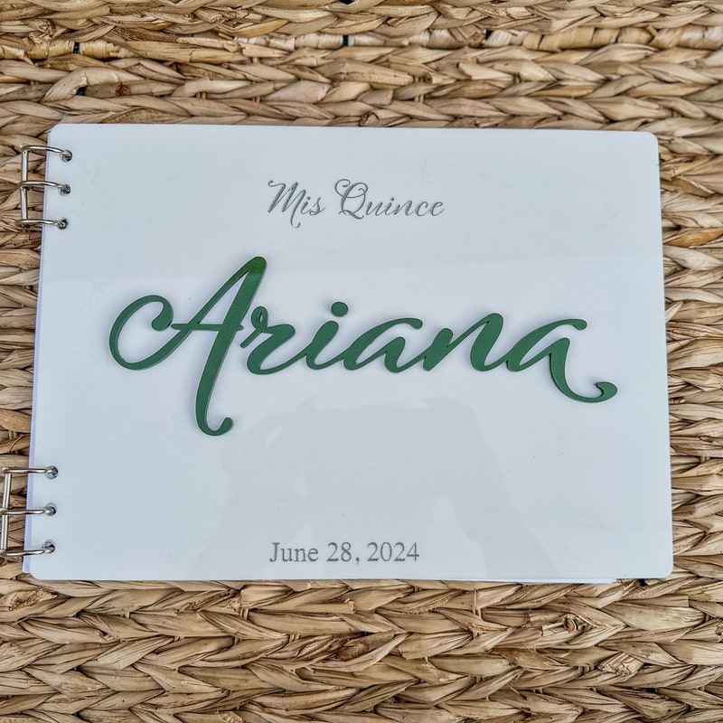 Xv Guest Book - Etsy
