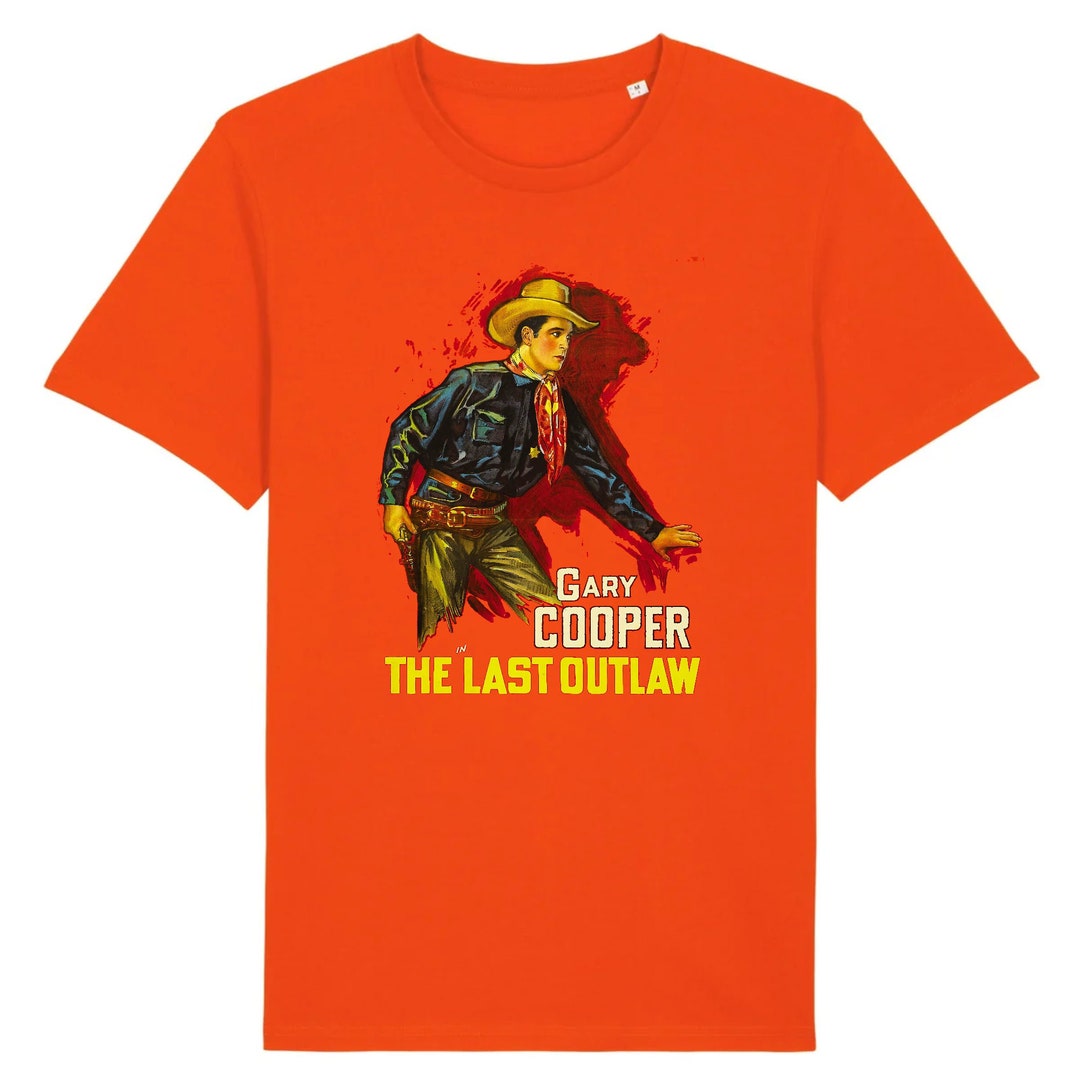 Gary Cooper in the Last Outlaw, 1927 Organic Cotton T-shirt - Etsy