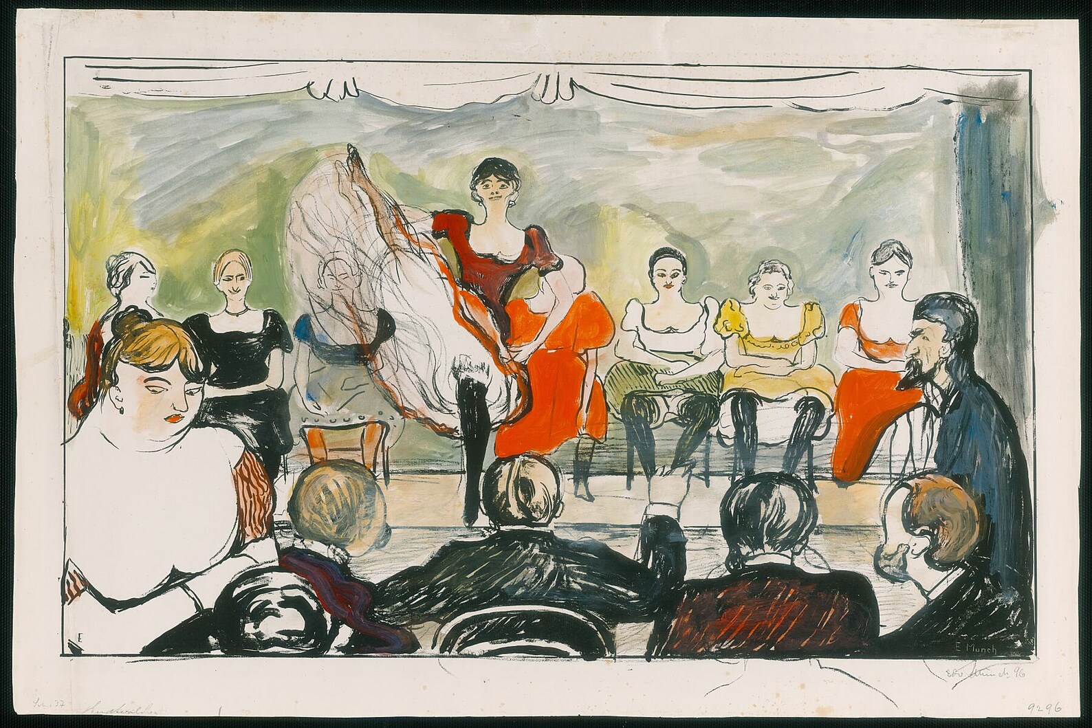 Tingletangle by Edvard Munch 1895 - Etsy