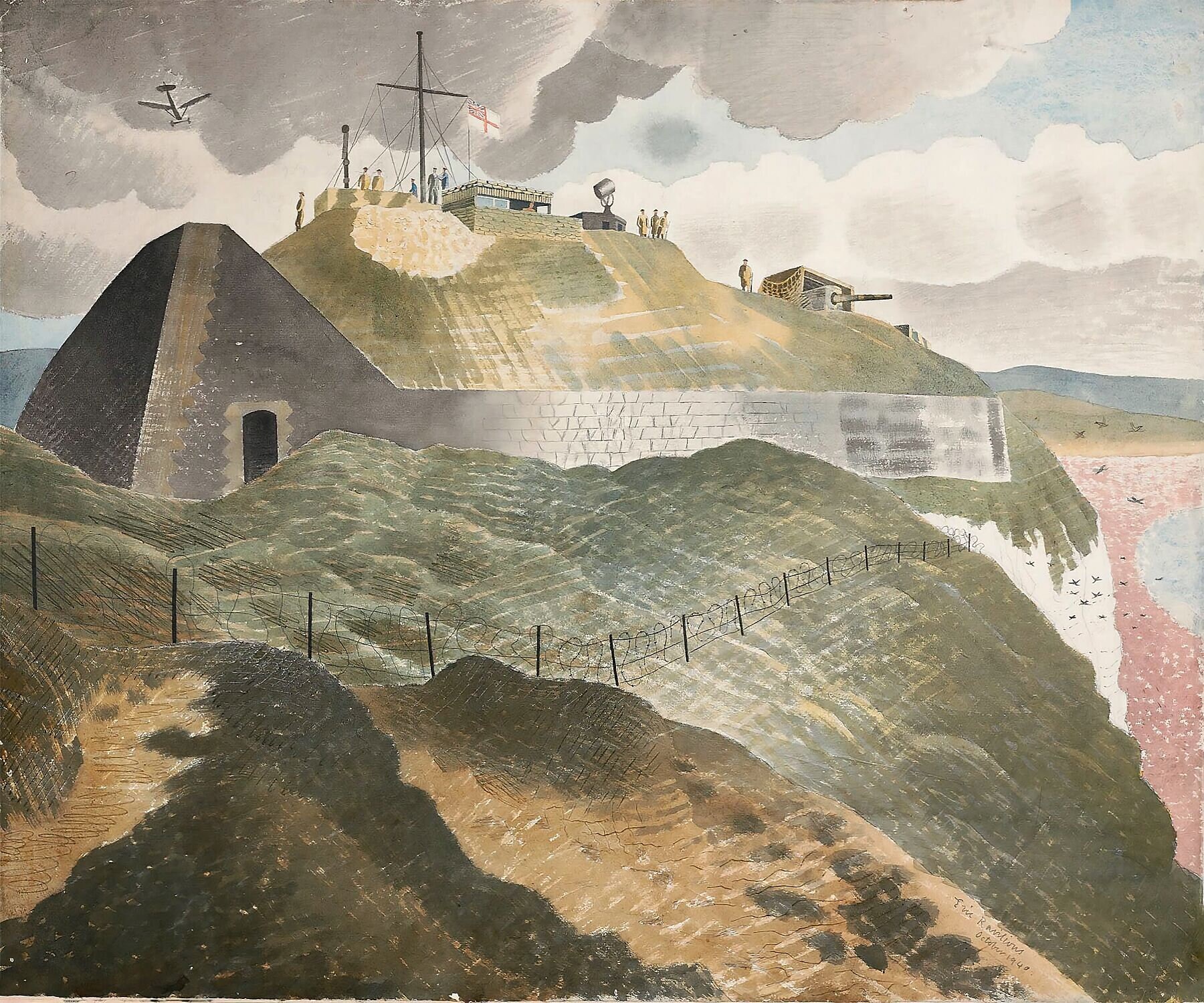 Coastal Defences by Eric Ravilious 1940 - Etsy UK