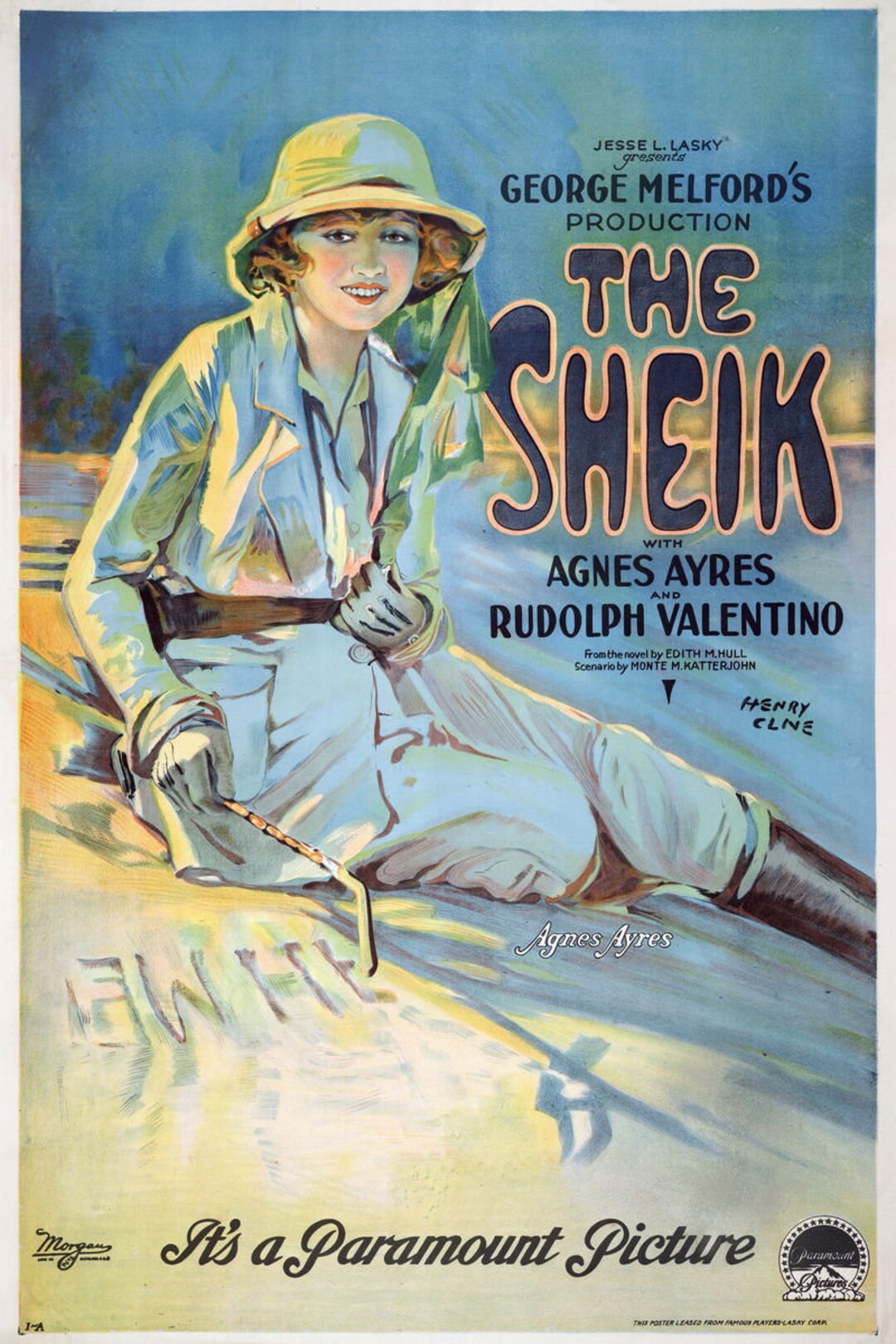 The Sheik, Movie Poster 1921 - Etsy