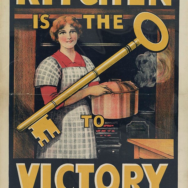 Victory is in the Kitchen Print - Etsy