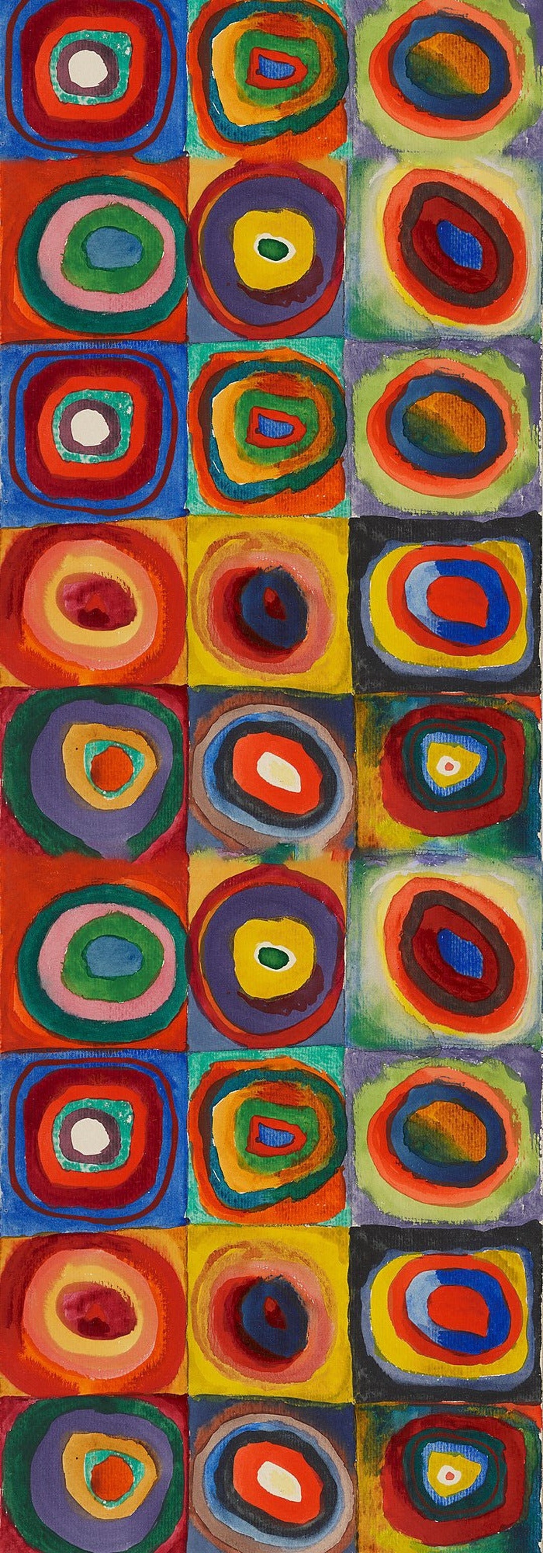 Wassily Kandinsky Circles In Concentric Squares