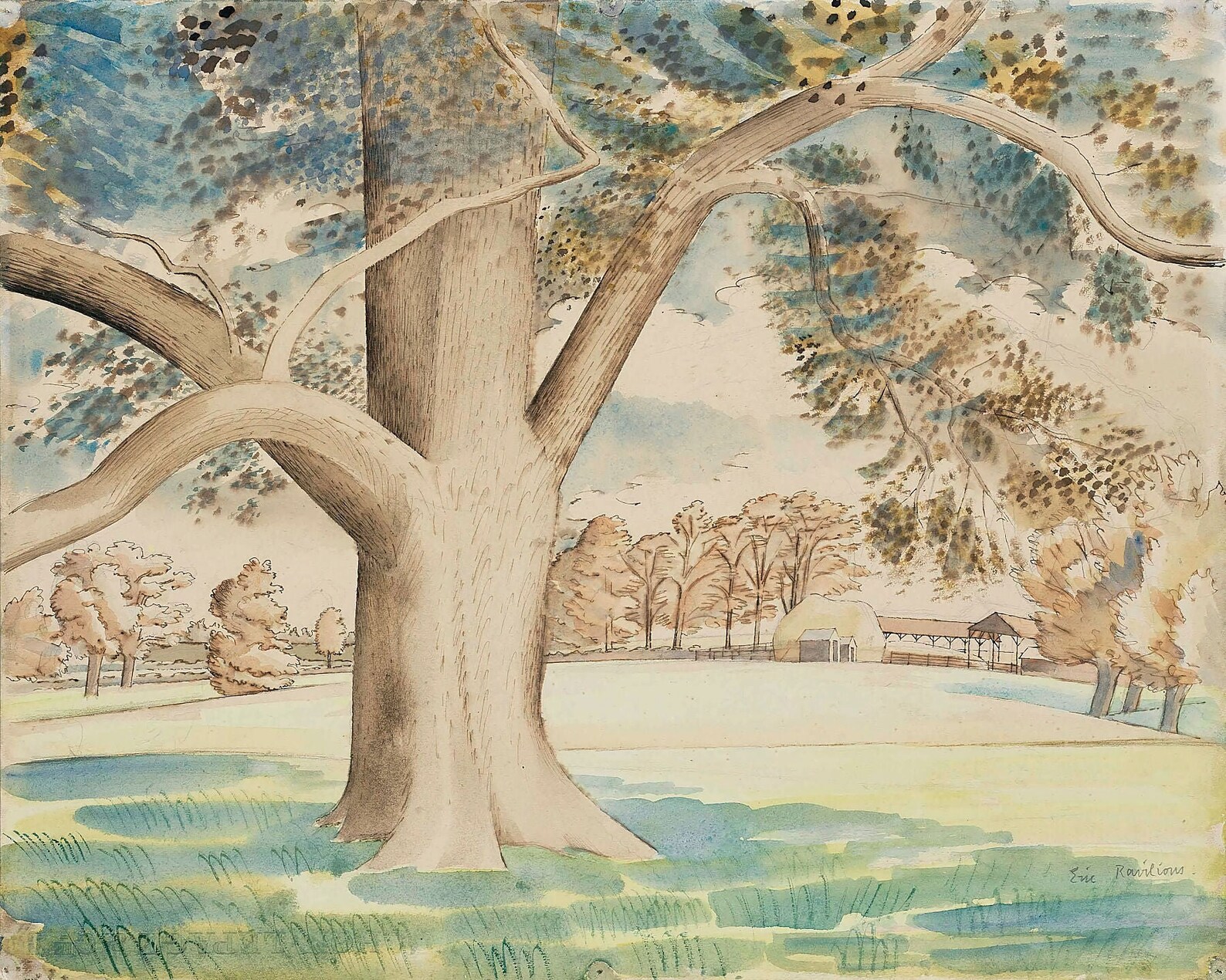 Field Elm by Eric Ravilious 1933 - Etsy UK