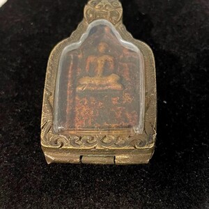 Thai Temple Amulet, LP Rod in Pendant Case - Etsy