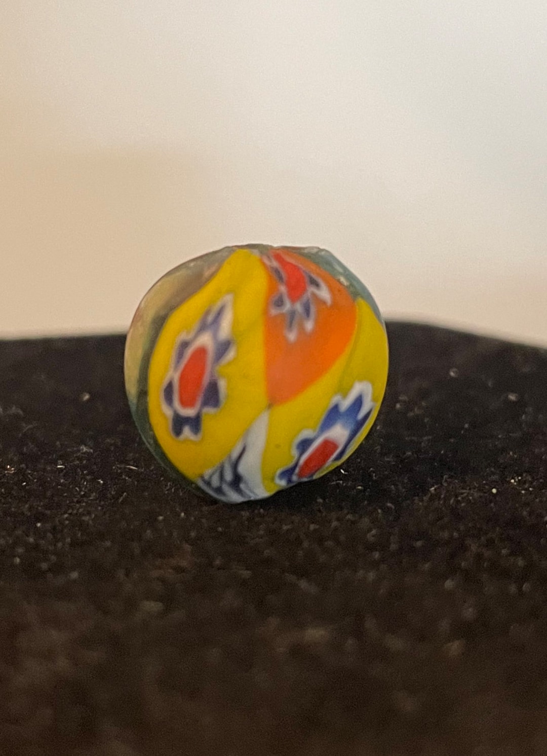 Rare Antique Venetian Glass Round Bead - Etsy