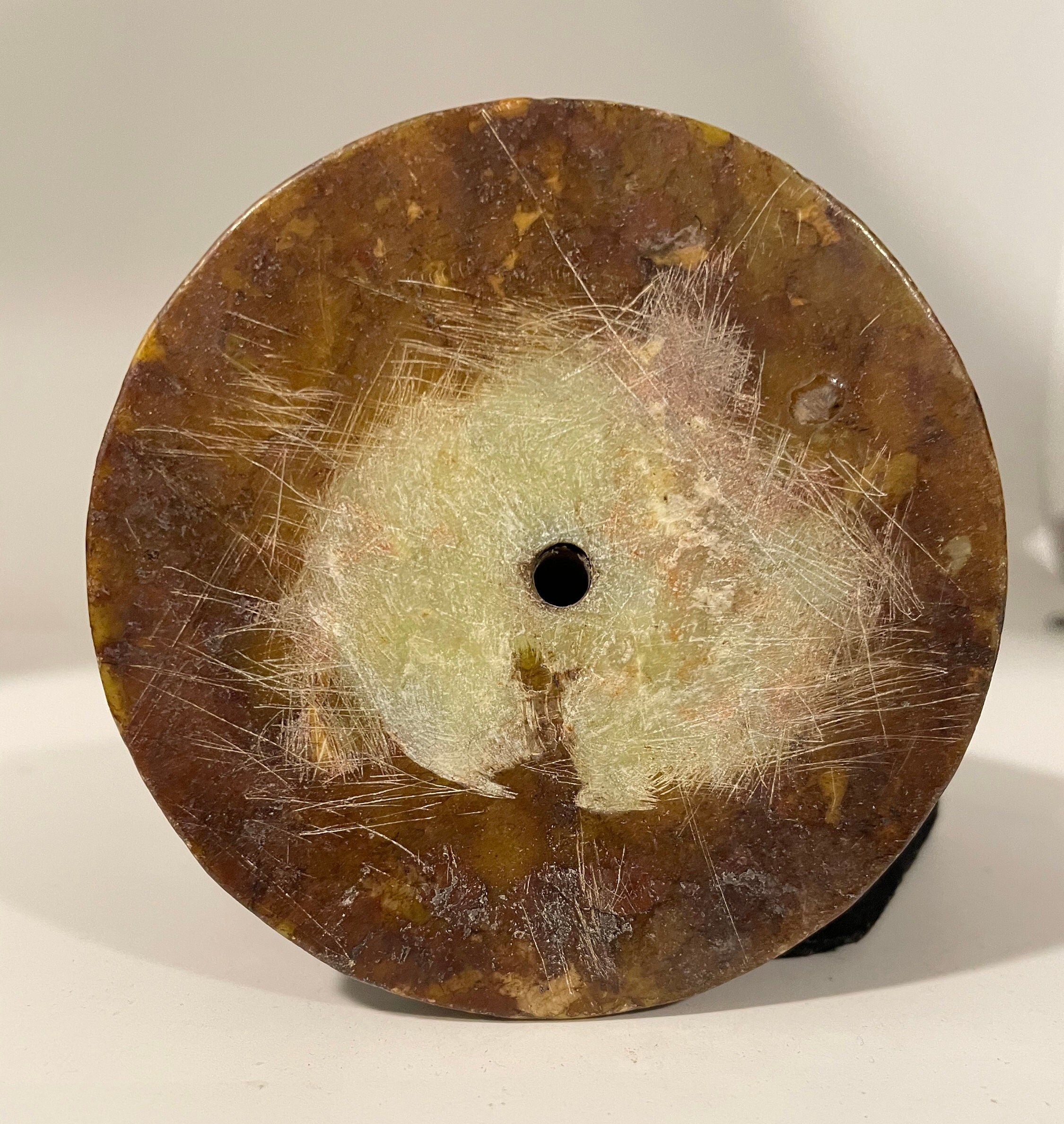 Antique Chinese Jade Qing Dynasty Bi Bead - Etsy