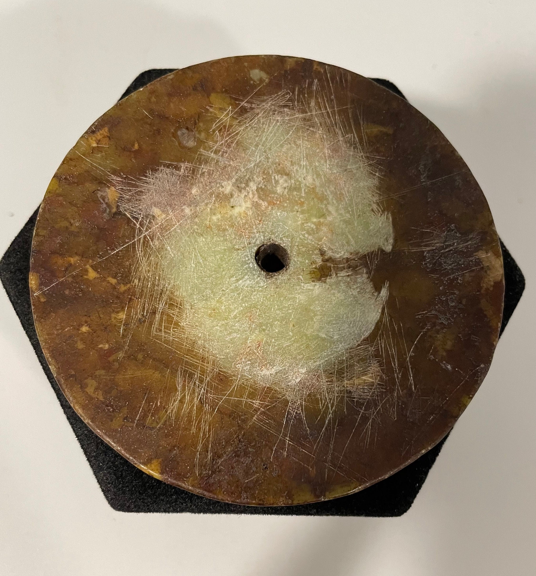 Antique Chinese Jade Qing Dynasty Bi Bead - Etsy