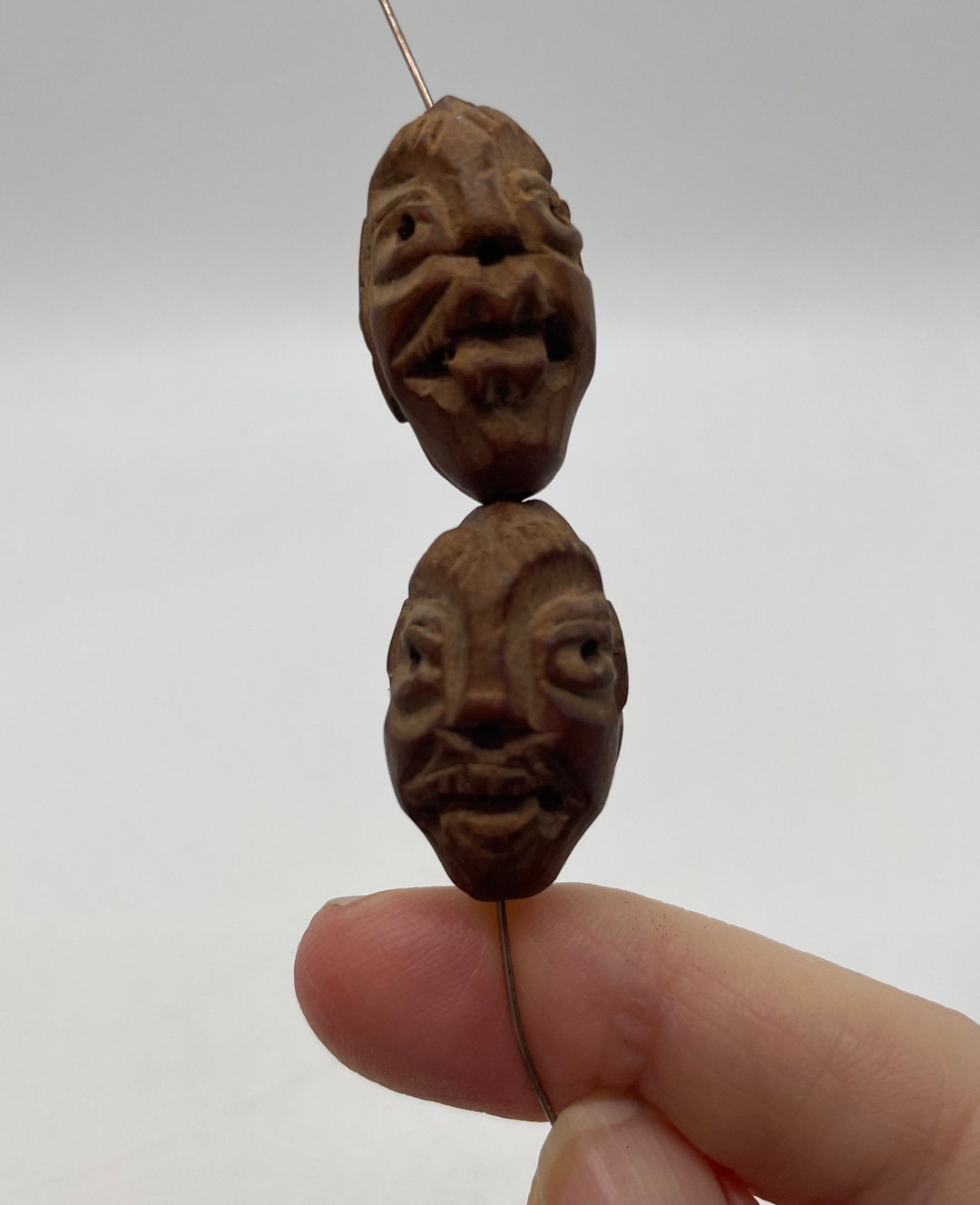 Hand Carved Tibetan Monk Beads - Etsy