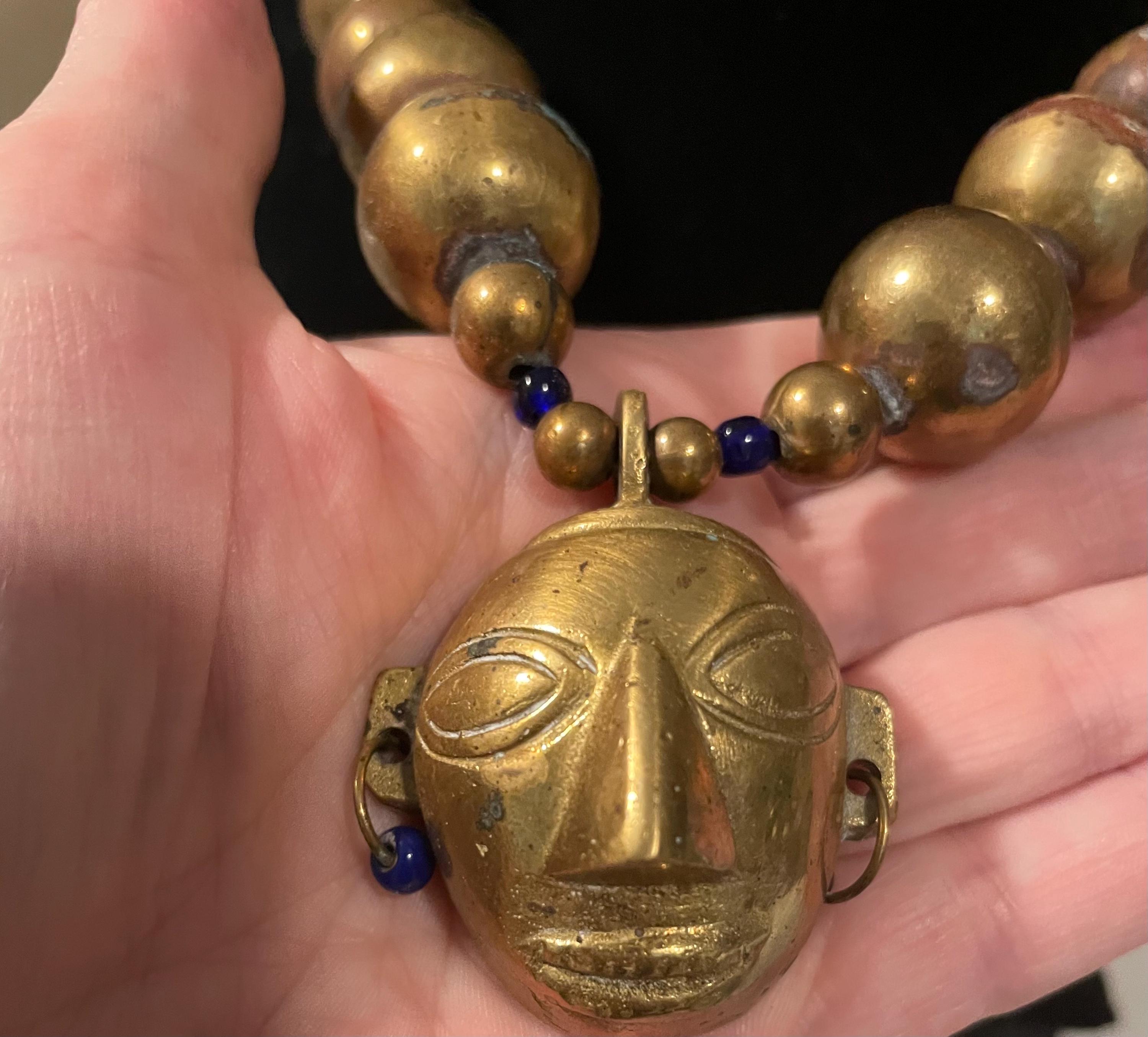 Antique Nagaland Konyak Headhunter Mask Necklace - Etsy