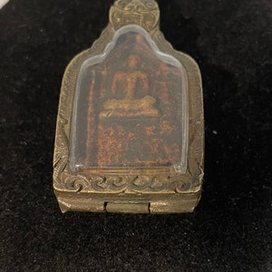 Thai Temple Amulet, LP Rod in Pendant Case - Etsy