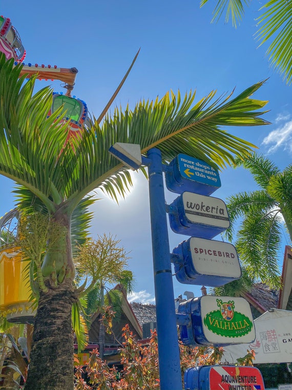 Boracay Signs Streets Palm Trees Summer Philippines | Etsy