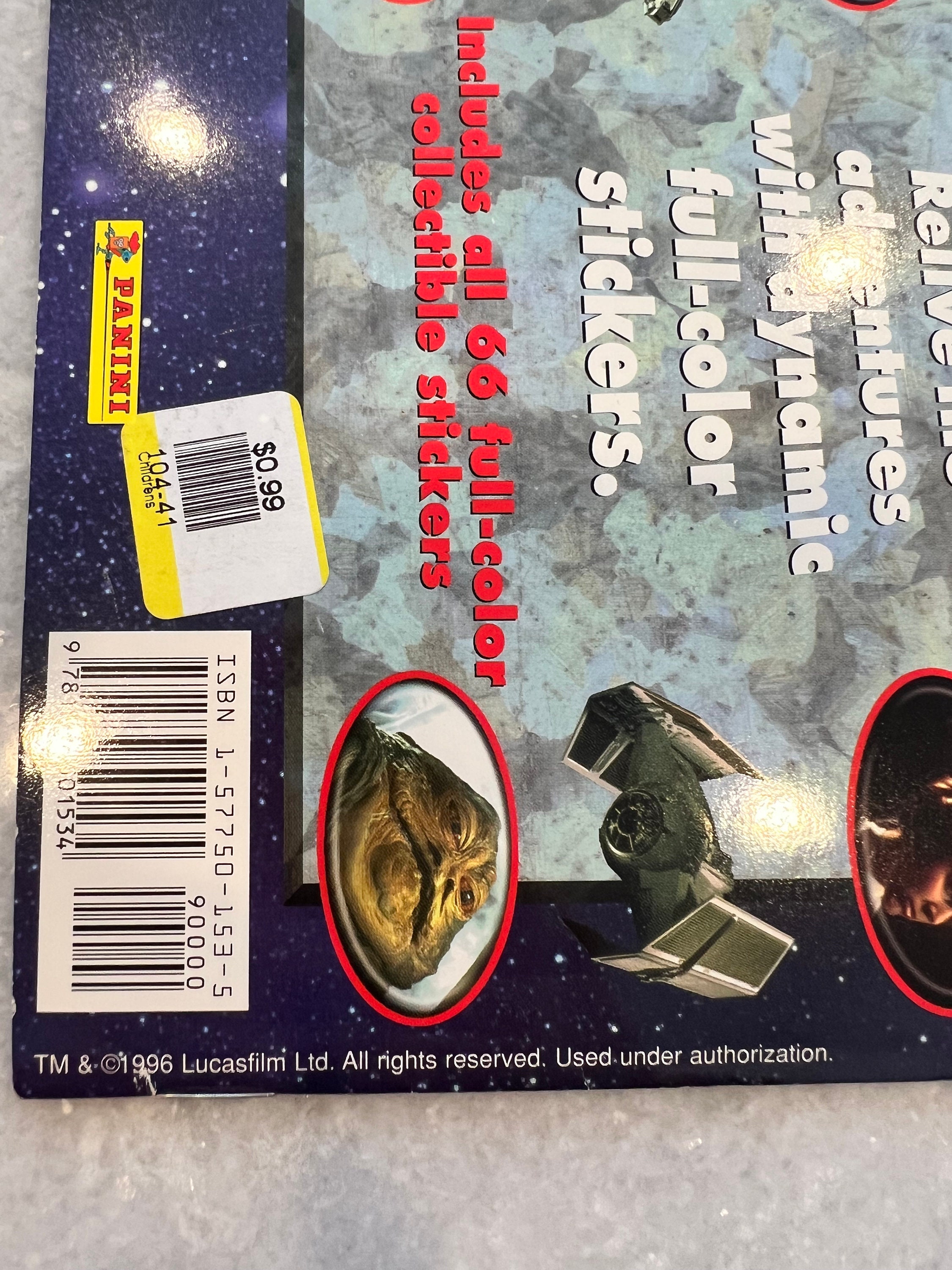 Star Wars Collectible Sticker and Story Album From 1996 - Etsy