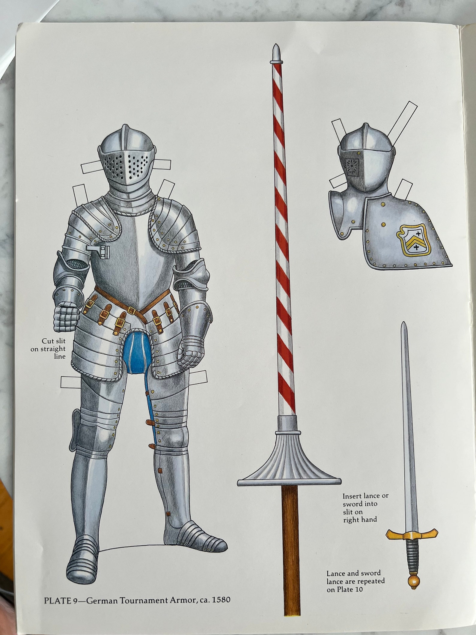 Knights in Armor Paper Dolls 1995 - Etsy