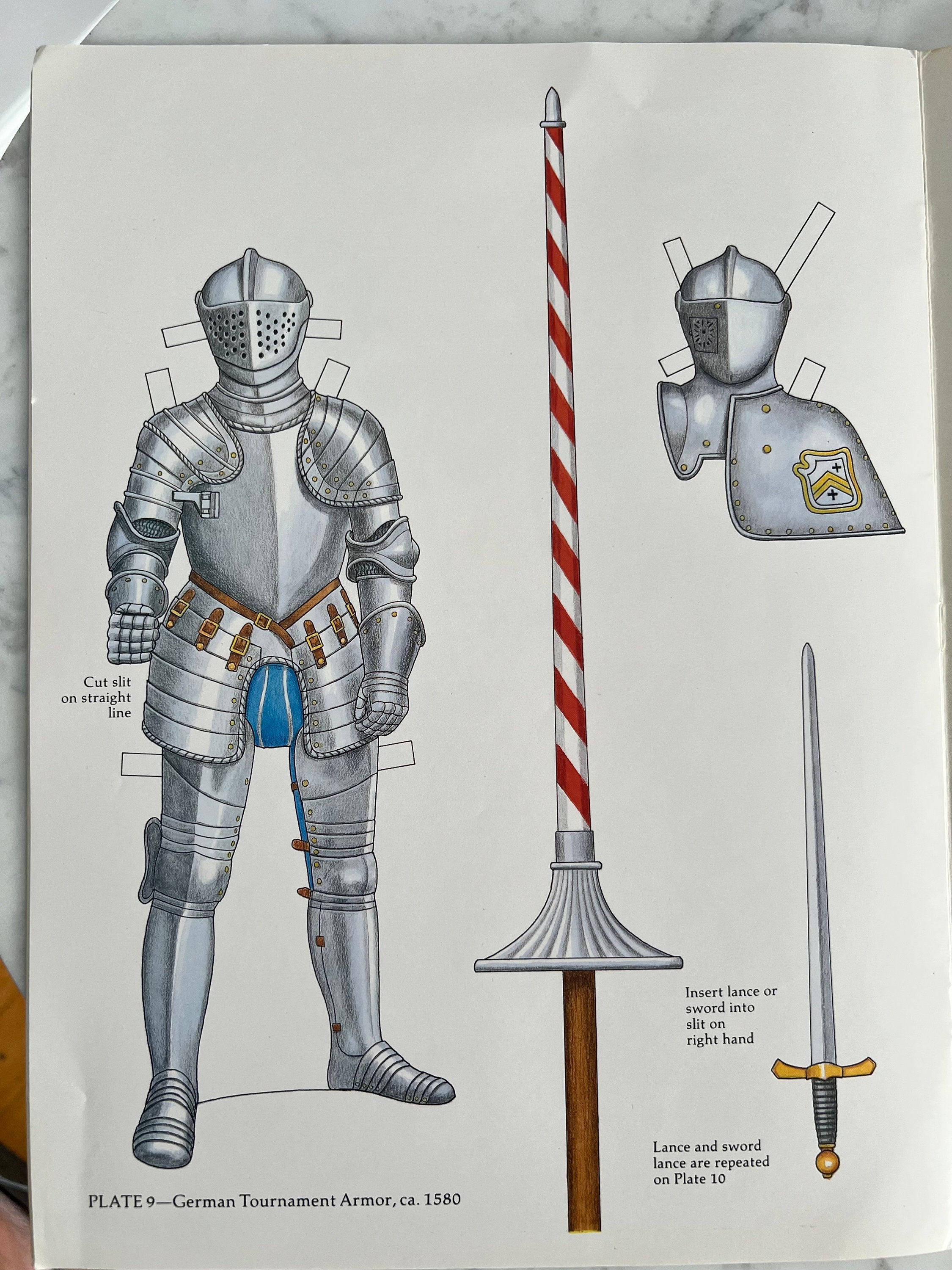 Knights in Armor Paper Dolls 1995 - Etsy