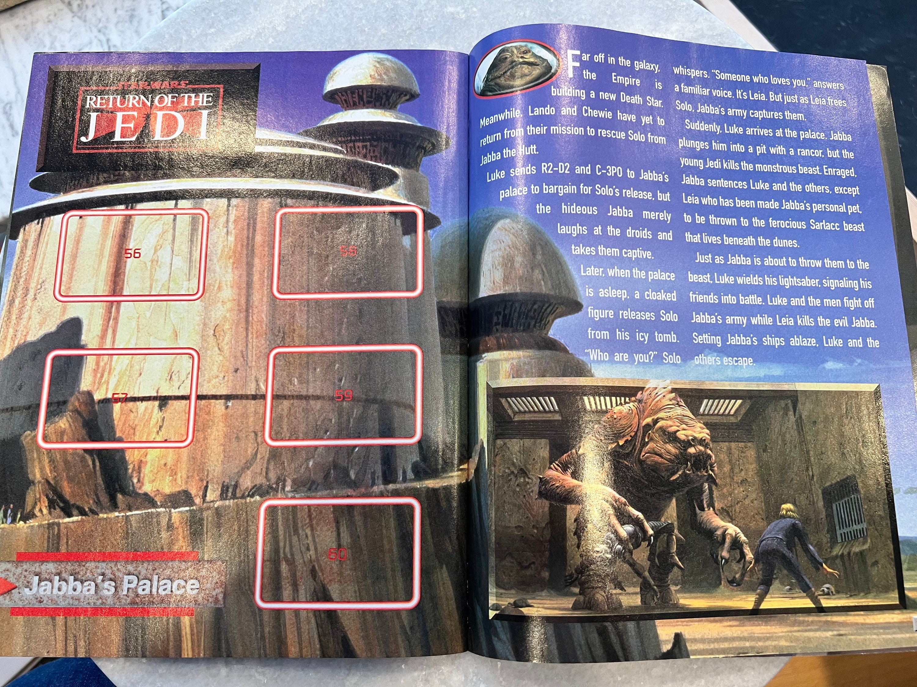 Star Wars Collectible Sticker and Story Album From 1996 - Etsy