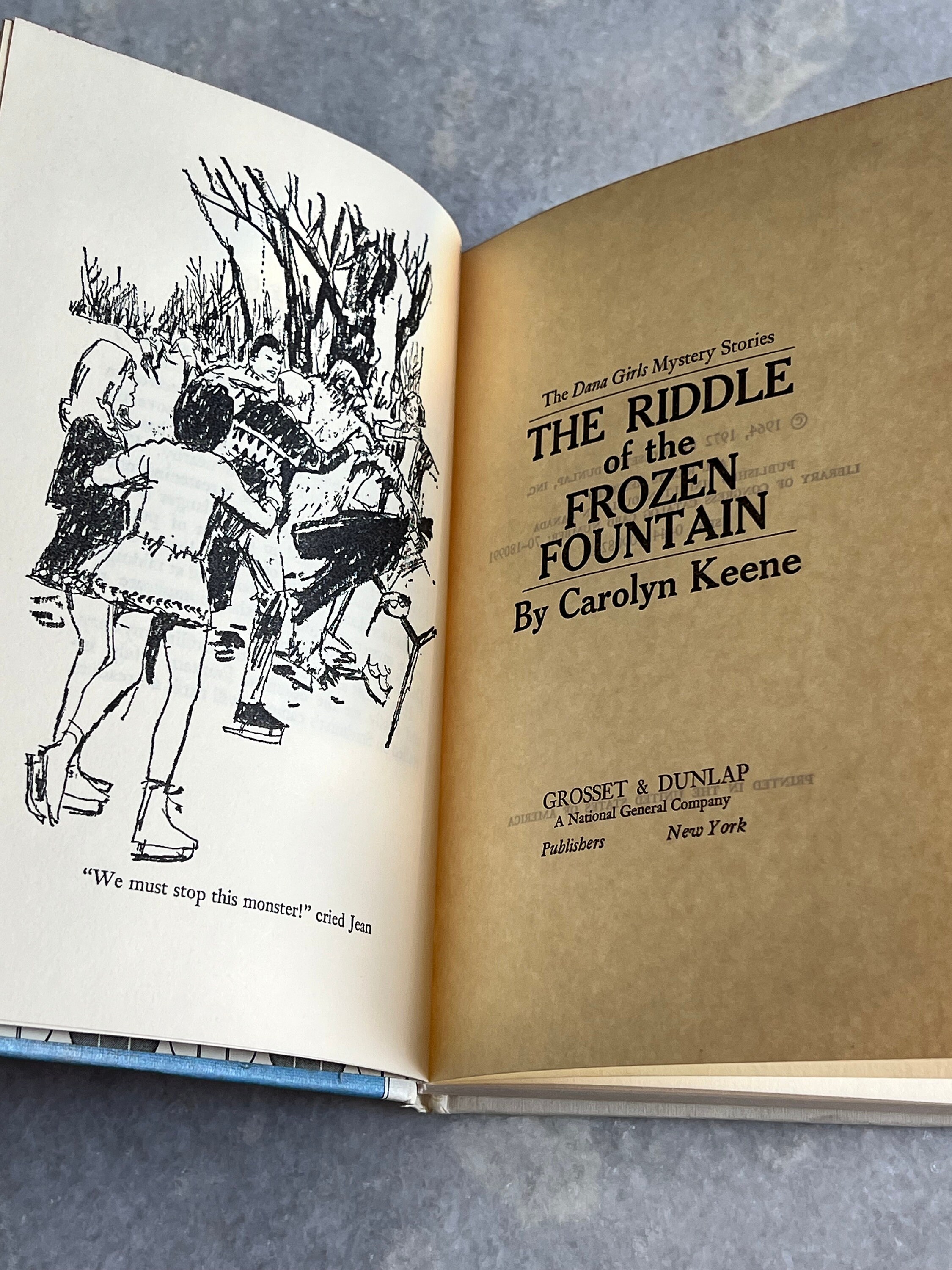 Dana Girls Mystery Stories 2 the Riddle of the Frozen Fountain Carolyn ...