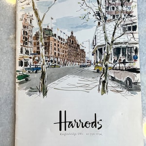 Harrods 1950s Store Booklet and Guide - Etsy