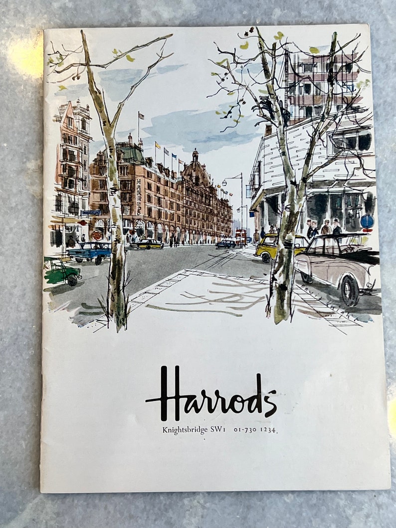 Harrods 1950s Store Booklet and Guide - Etsy