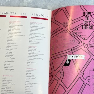 Harrods 1950s Store Booklet and Guide - Etsy