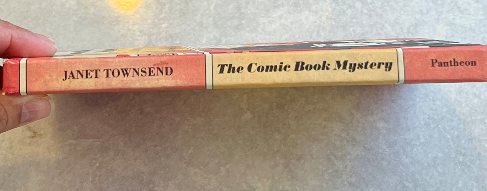 The Comic Book Mystery - Janet Townsend - 1973 Hardcover - Etsy