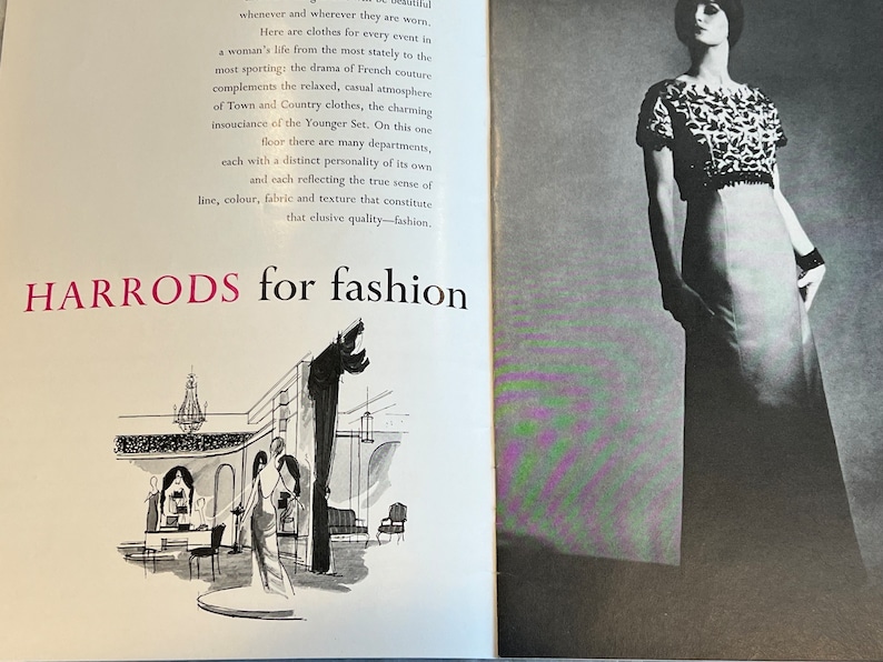 Harrods 1950s Store Booklet and Guide - Etsy