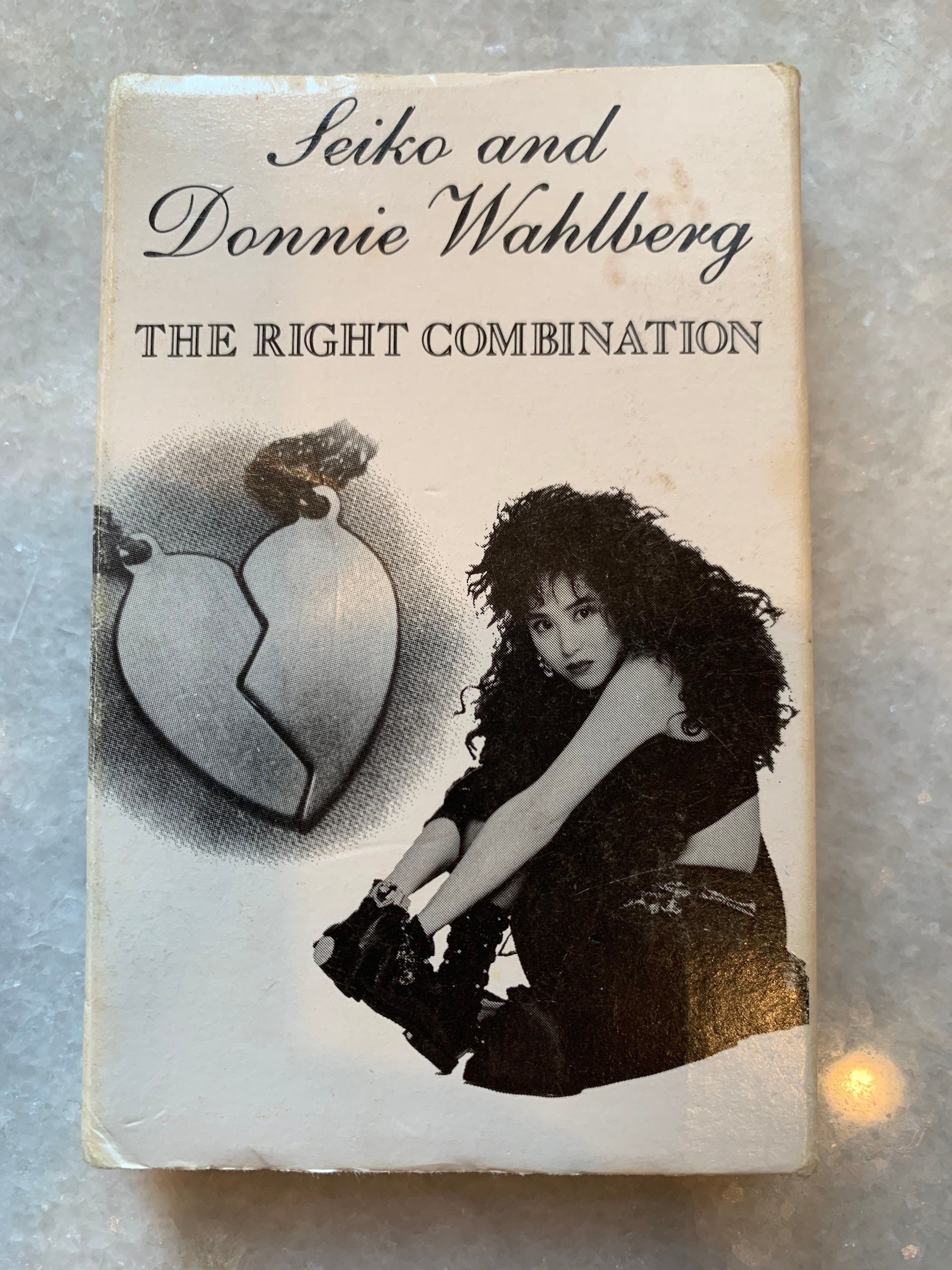 Seiko and Donnie Wahlberg Cassette Single, the Right Combination, 1990 ...