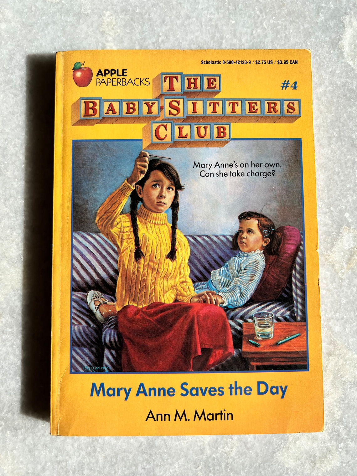 The Baby-sitters Club 4 Mary Anne Saves the Day by Ann M. Martin Paperback, 1987 - Etsy