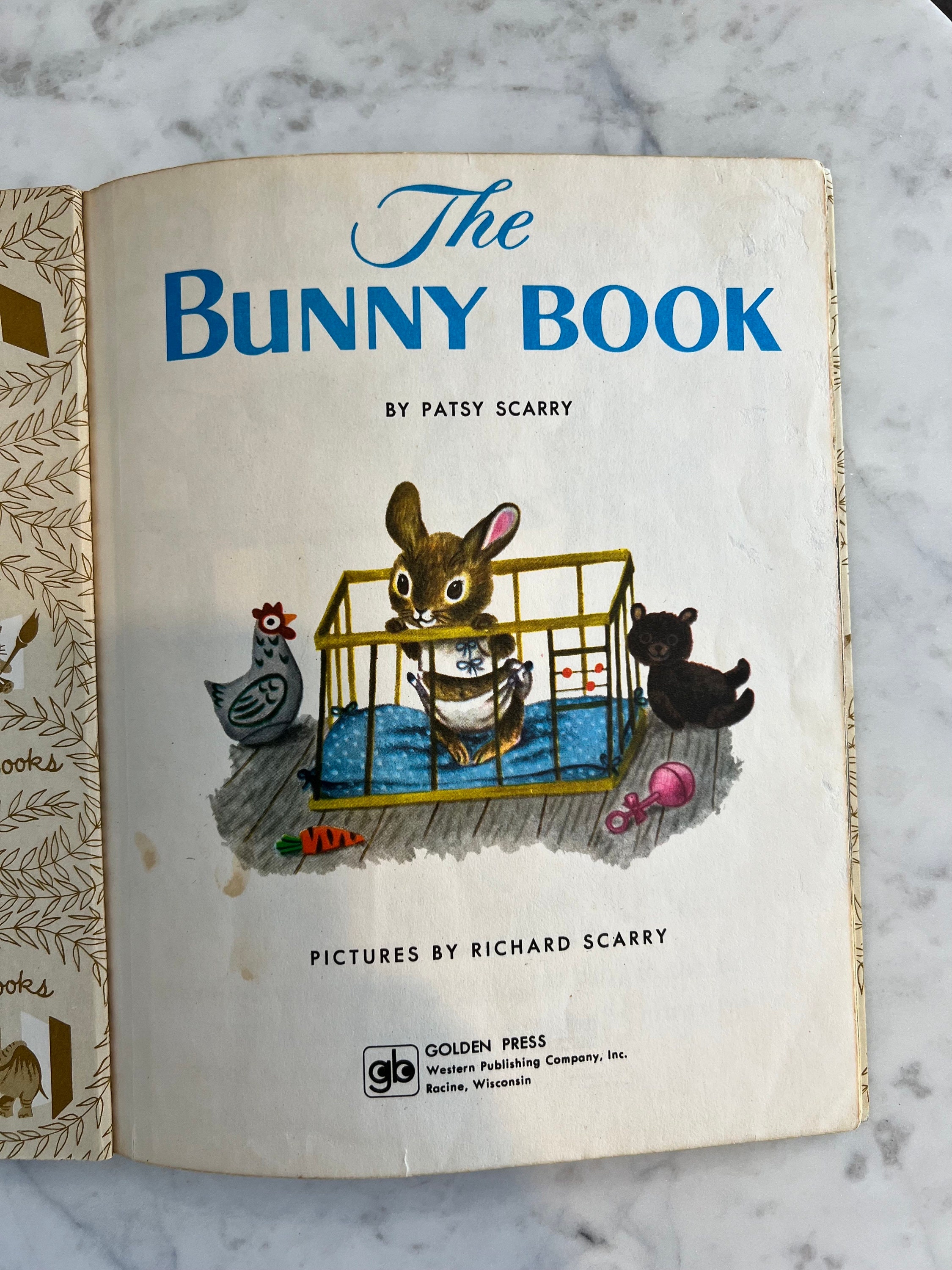 The Bunny Book Patsy Scarry, Illustrated by Richard Scarry 1975 ...