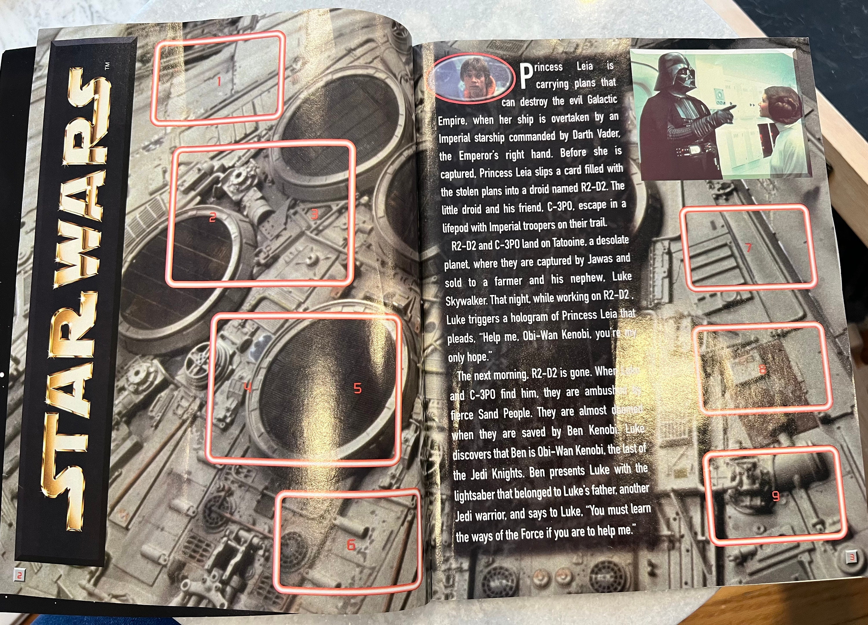 Star Wars Collectible Sticker and Story Album From 1996 - Etsy