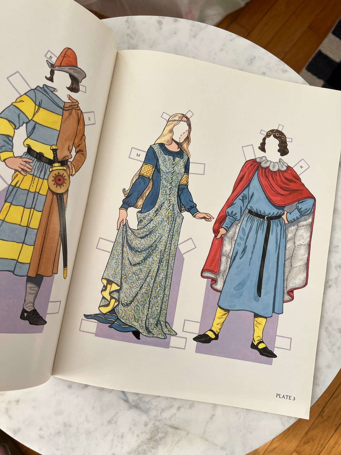 Medieval Costumes Paper Dolls Tom Tierney - Etsy