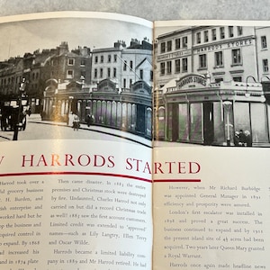 Harrods 1950s Store Booklet and Guide - Etsy