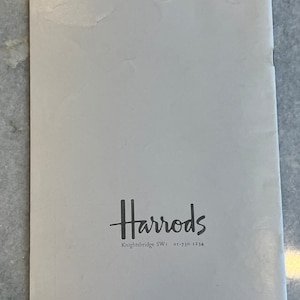 Harrods 1950s Store Booklet and Guide - Etsy