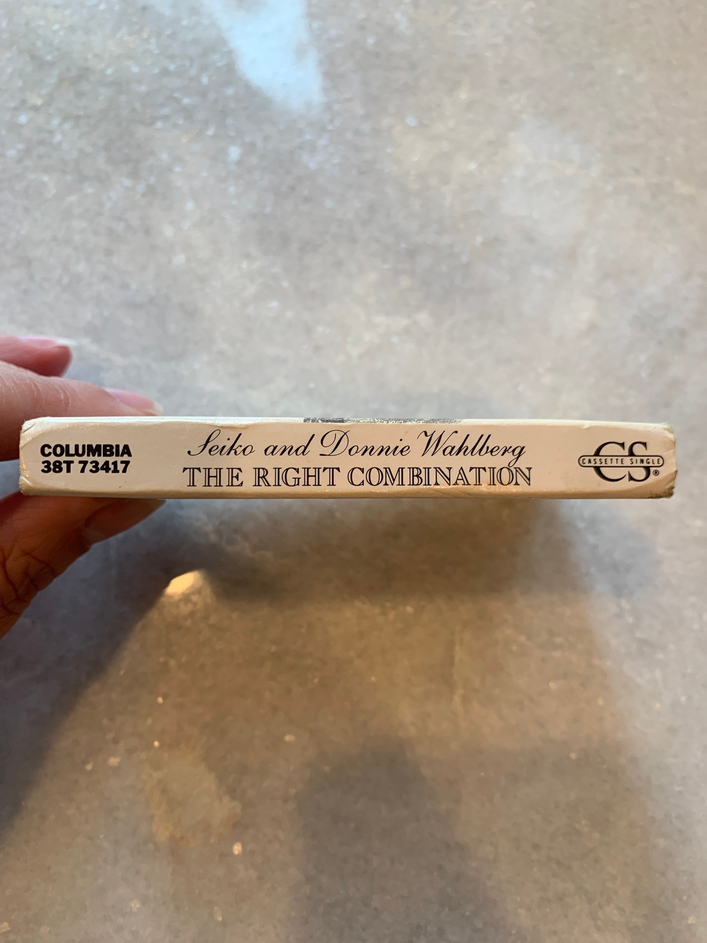 Seiko and Donnie Wahlberg Cassette Single, the Right Combination, 1990 ...