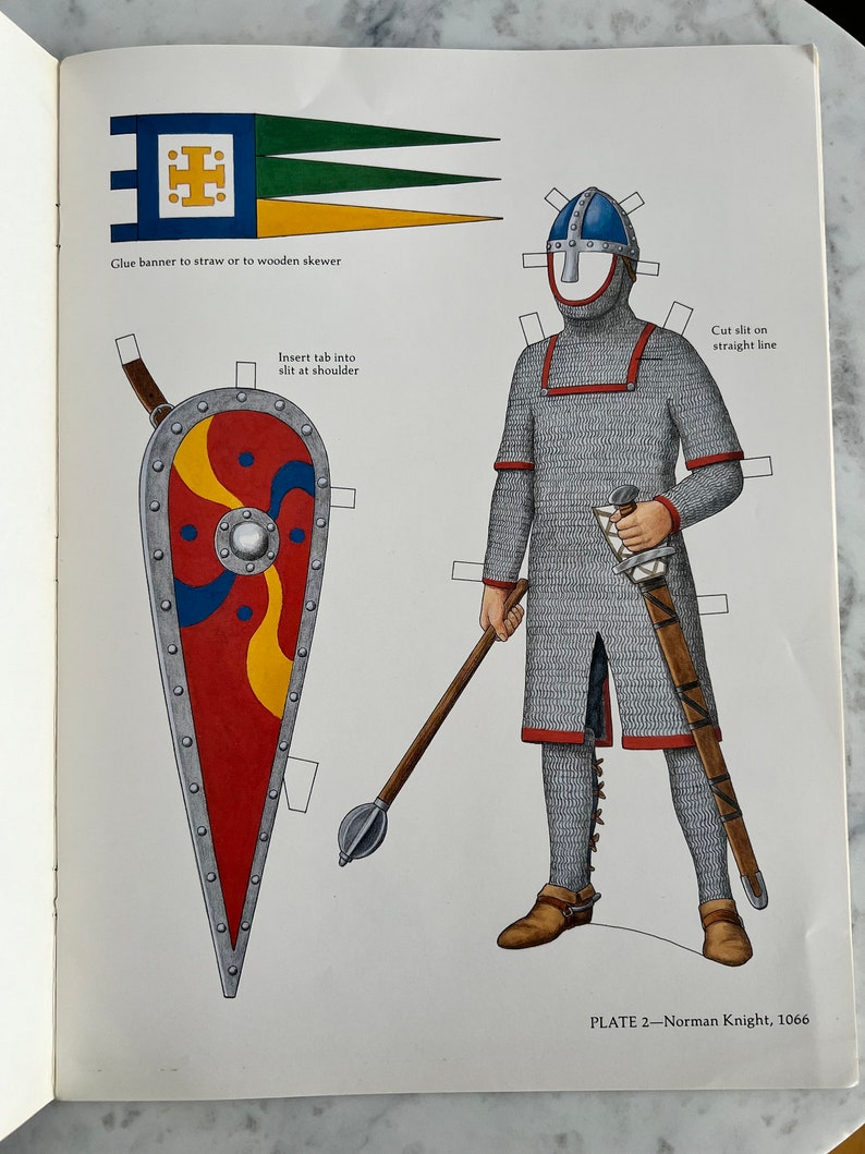 Knights in Armor Paper Dolls 1995 - Etsy