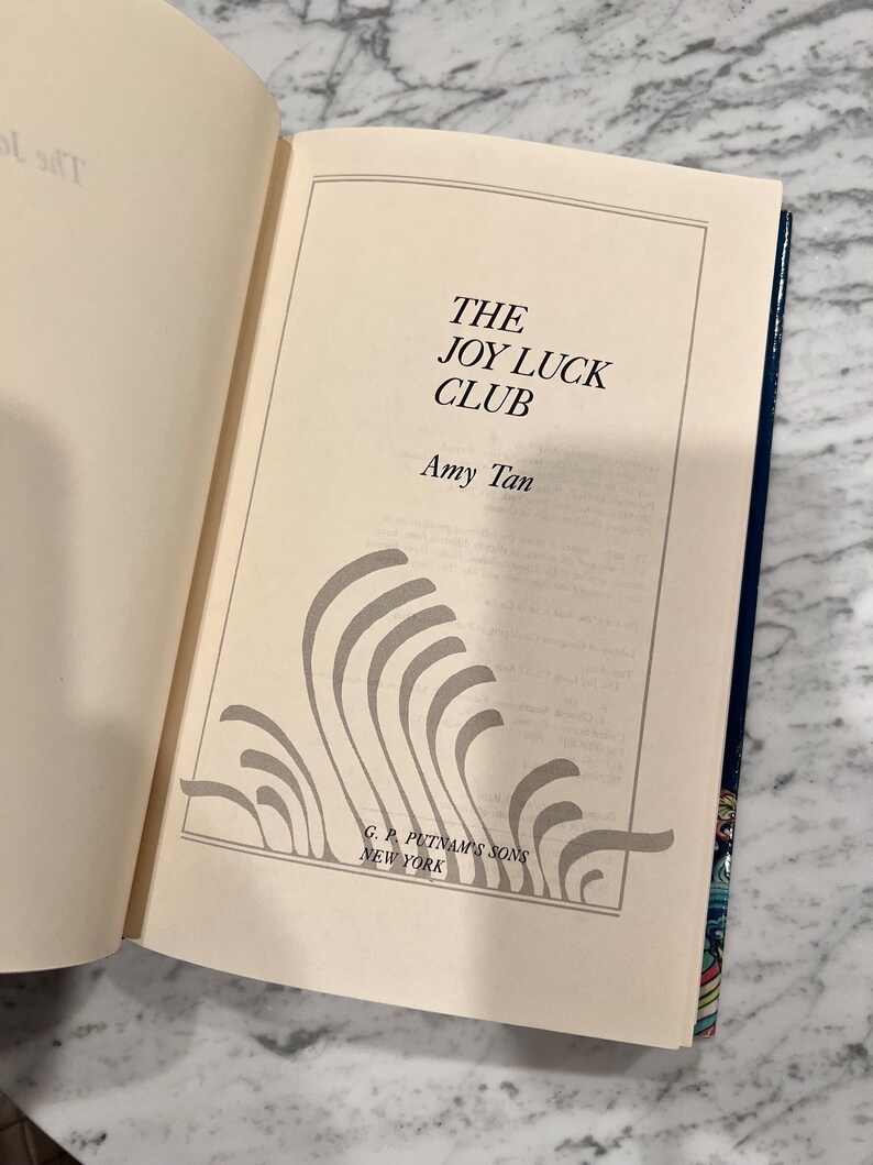 The Joy Luck Club - Amy Tan - First Edition Hardcover - Etsy
