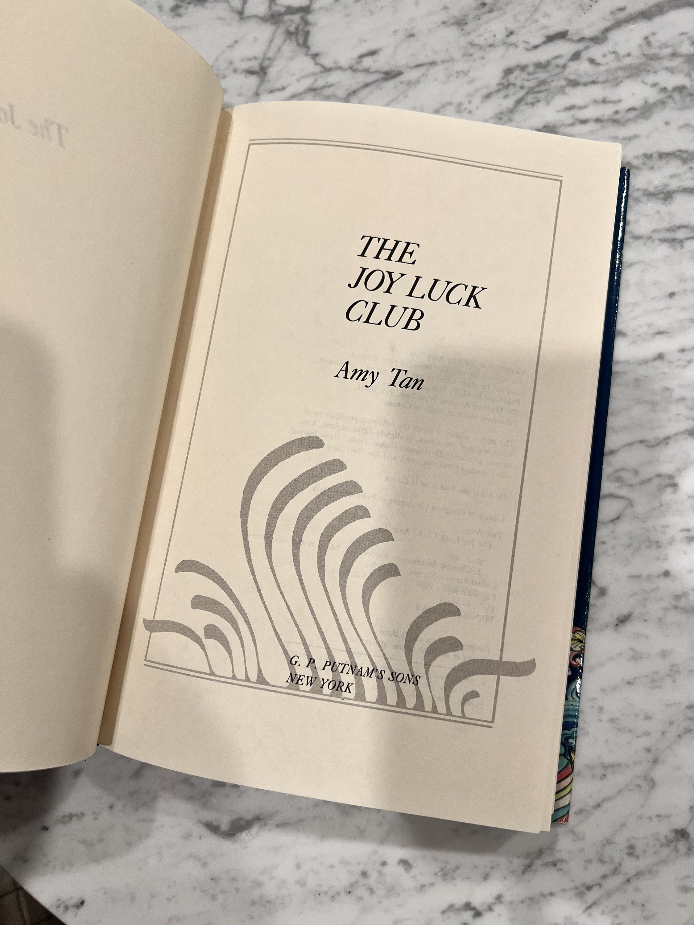 The Joy Luck Club Amy Tan First Edition Hardcover - Etsy