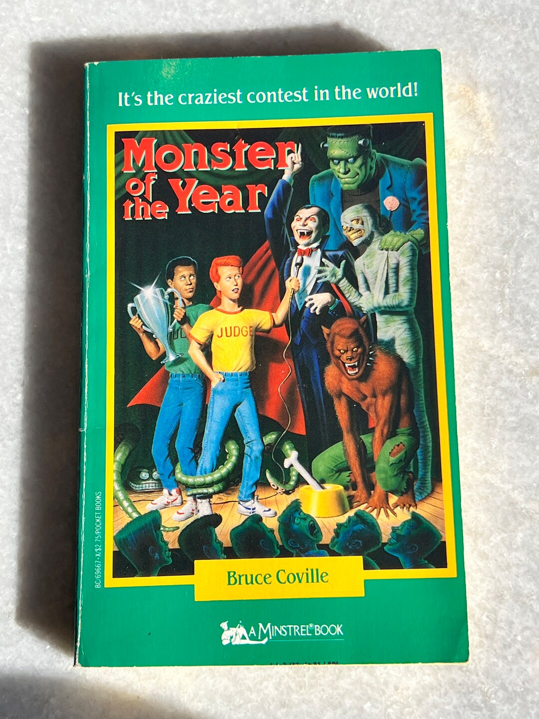 Monster of the Year by Bruce Coville - Paperback - Etsy