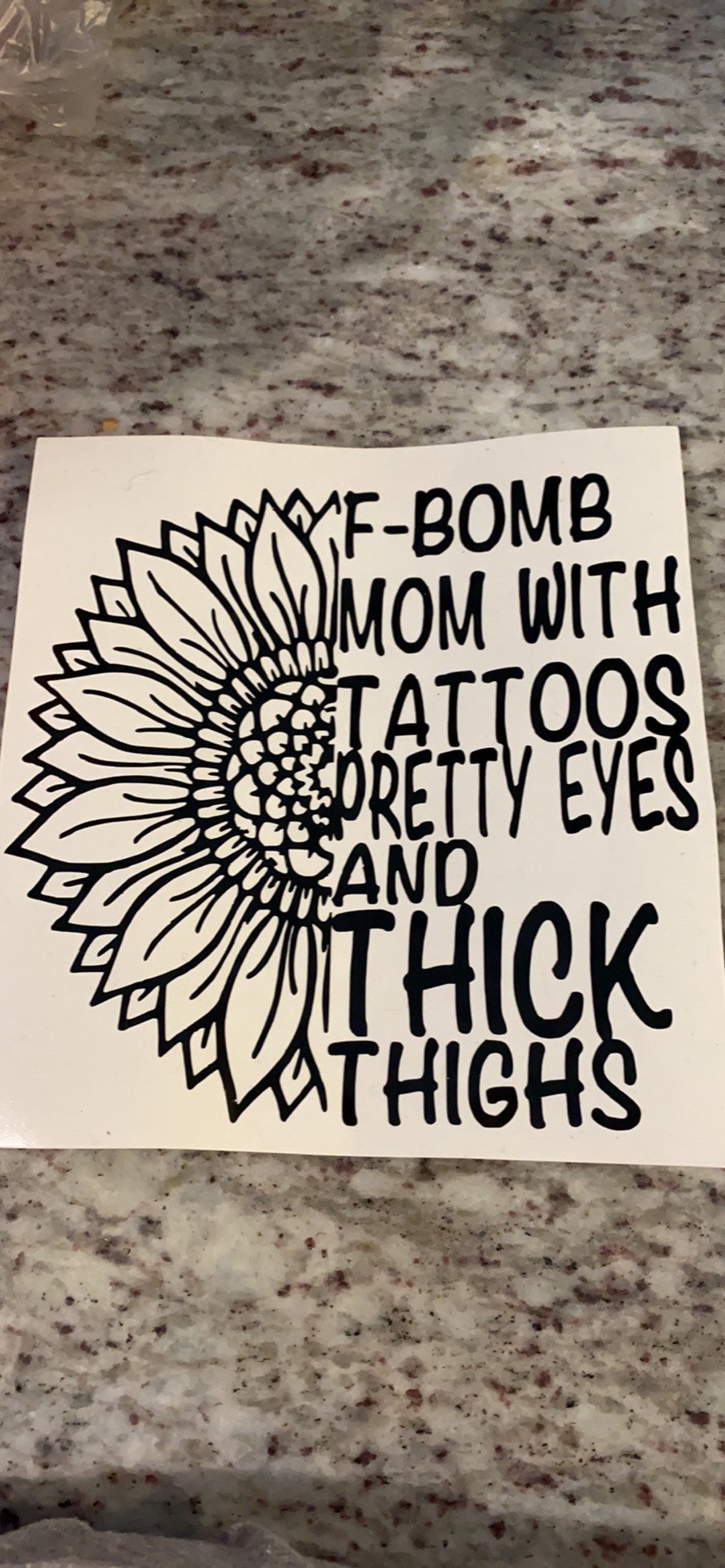 F Bomb Mom Car Decal Funny Mom Car Decal Mom Decal for Car | Etsy