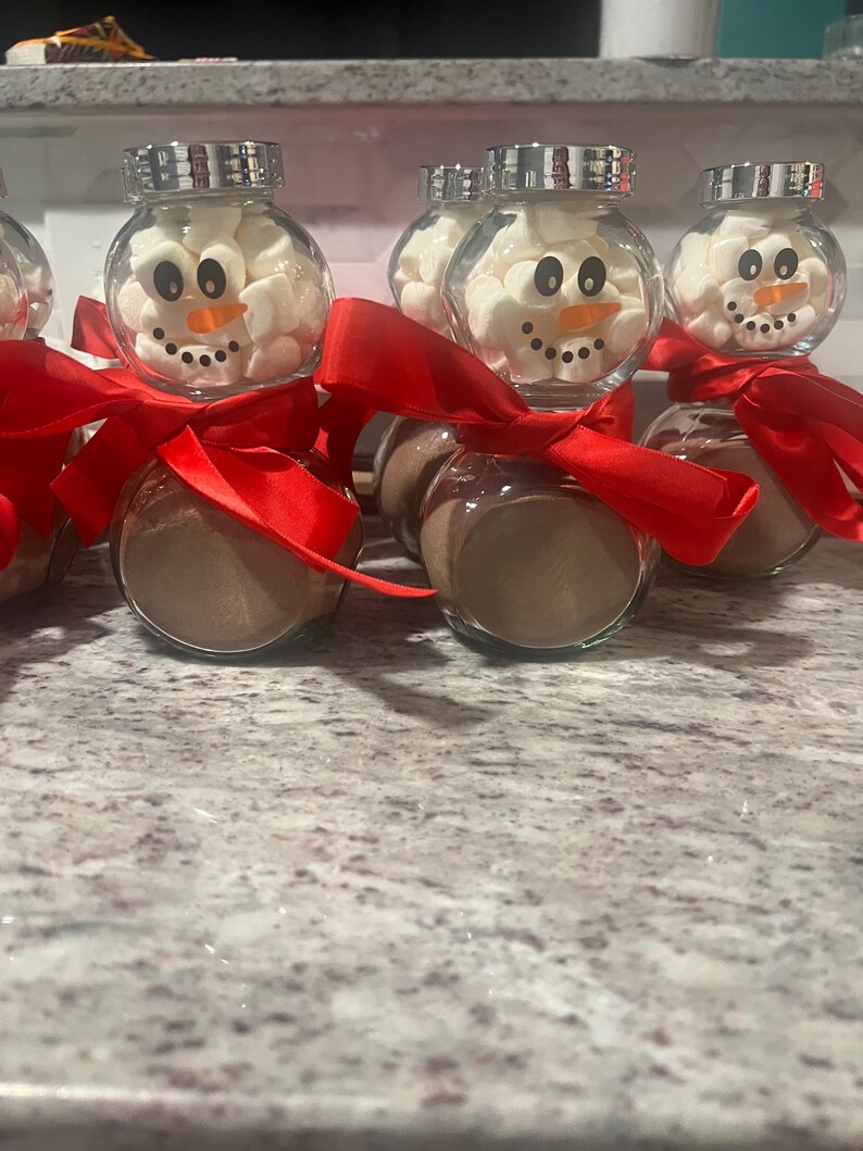 Snowman Hot Cocoa Set: Christmas Party Favor Gift - Etsy